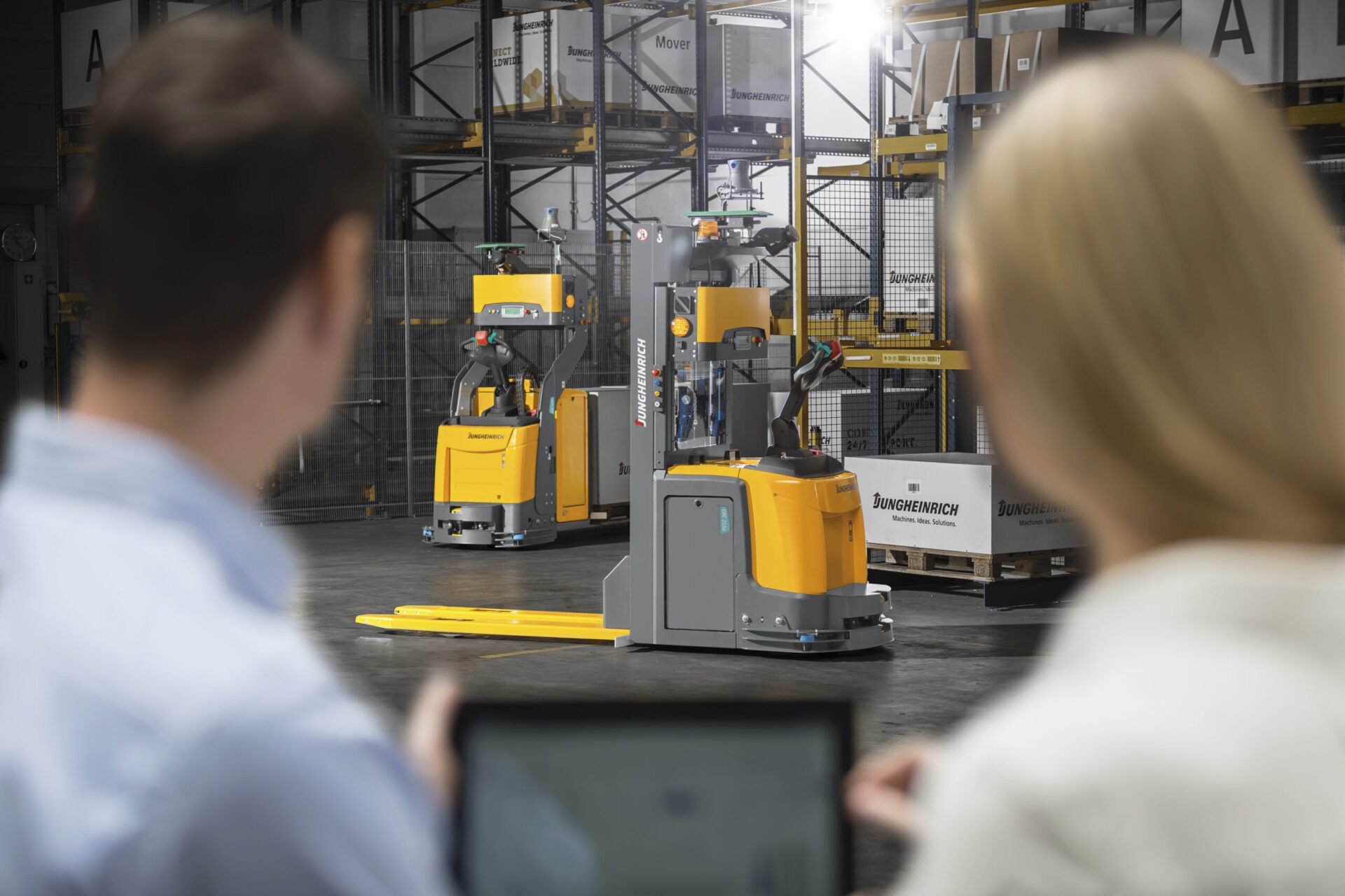 Stacking Applications | Stacking Mobile Robots | Rocrich AGV Solutions